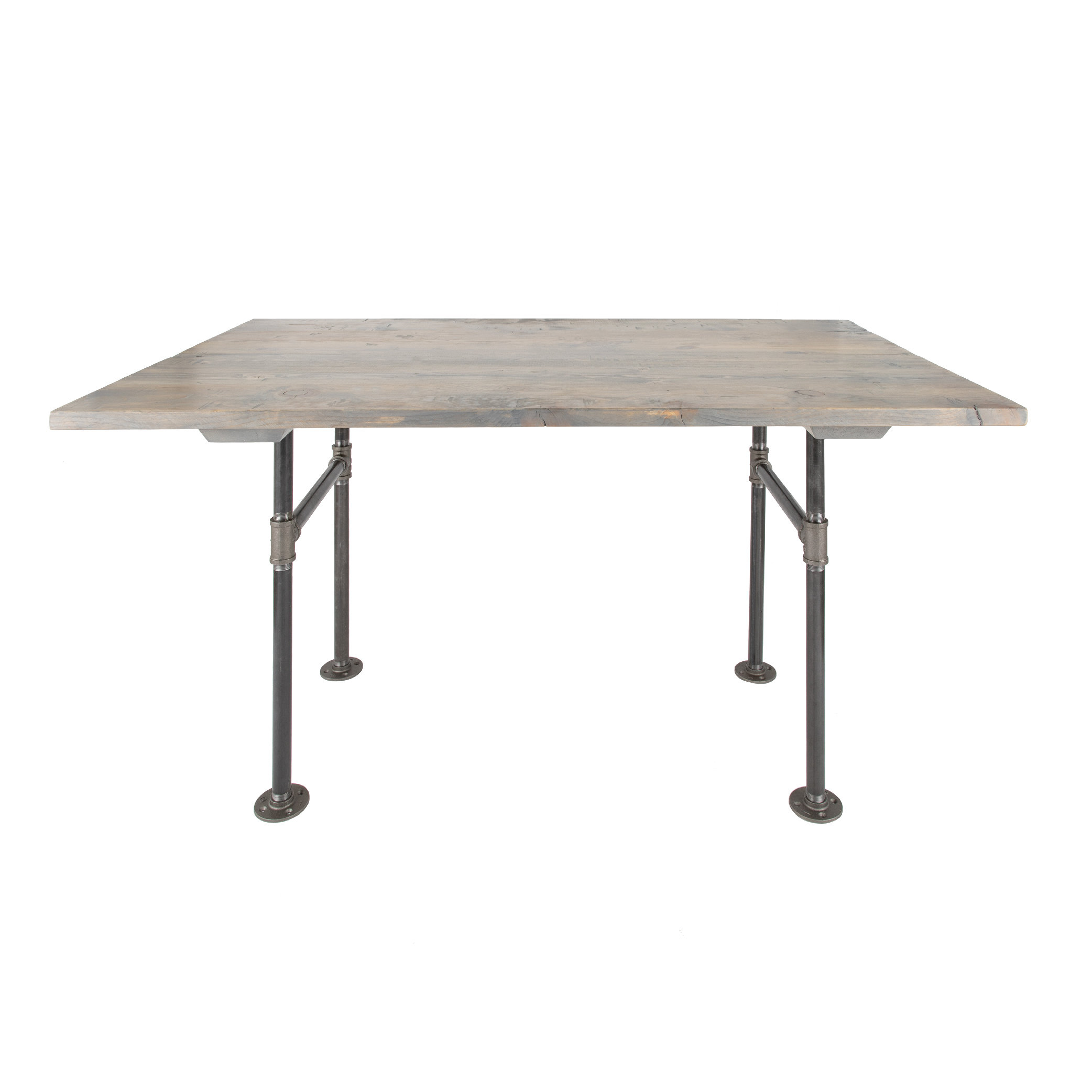 Pipe Decor 60 In. X 36 In. X 29.25 In. Wood Dining Table With ...