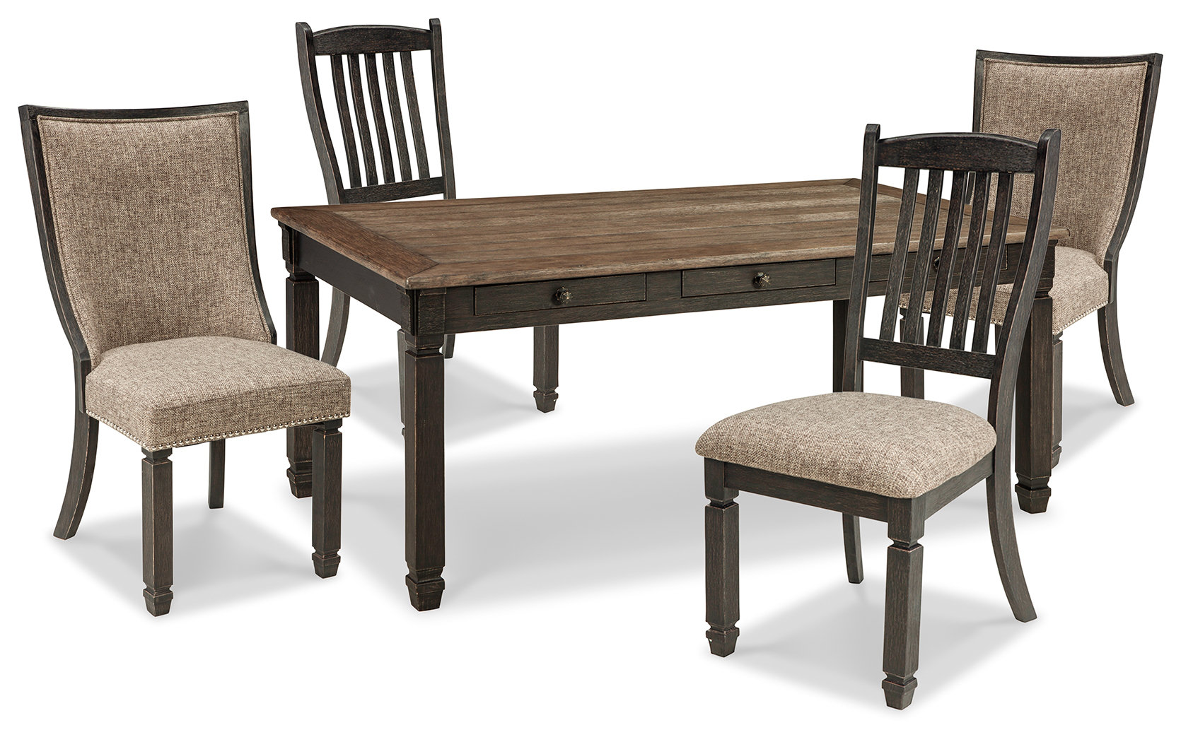 Rosalind Wheeler Tyler Creek Dining Table and 4 Chairs - Wayfair Canada