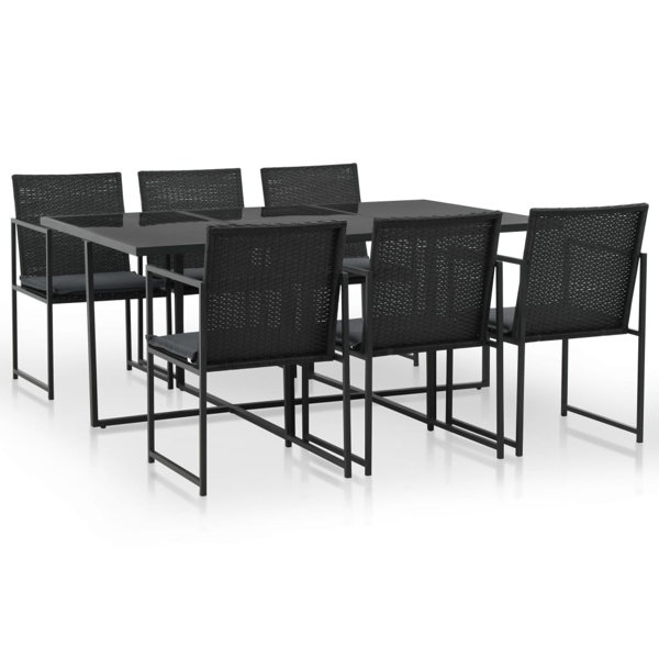 Latitude Run Itzelle Rectangular 6 - Person 165cm Long Dining Set with ...