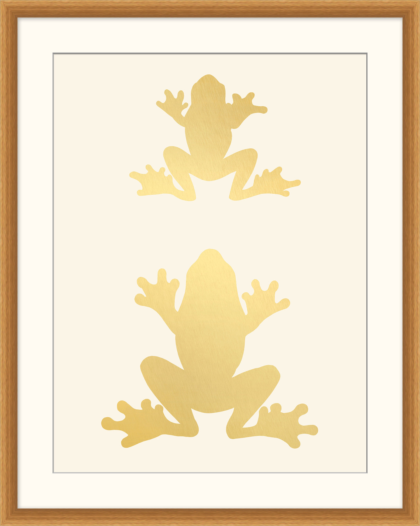 Wendover Art Group Gold Leaf Stacked Frogs 2 - Picture Frame Graphic ...
