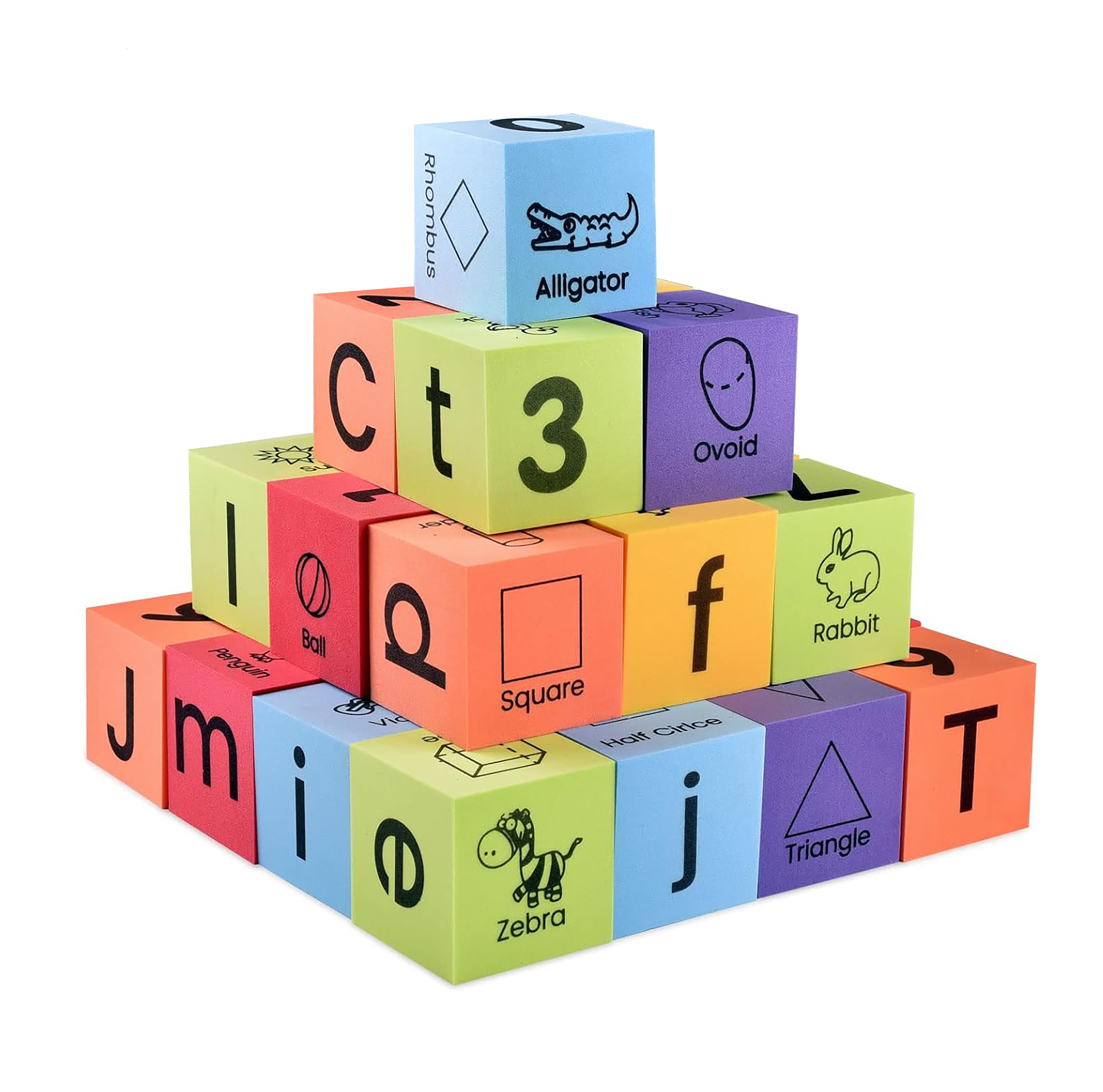 Home Mart Goods 30 Piece Kids Foam Number And Alphabet Educational ...