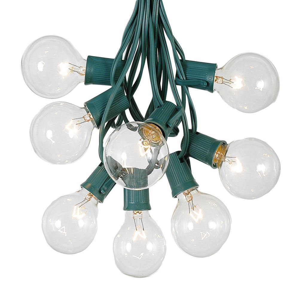 The Party Aisle™ Patio 25 ft. 25-Light Globe String Light Set & Reviews ...