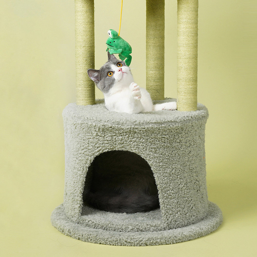 Tucker Murphy Pet™ 44" Funderburk Adora Flower Cat Tree & Reviews | Wayfair