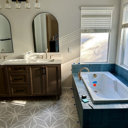 Wade Logan® Brazee Arch Wall Mirror Metal Bathroom Vanity Accent Mirror ...