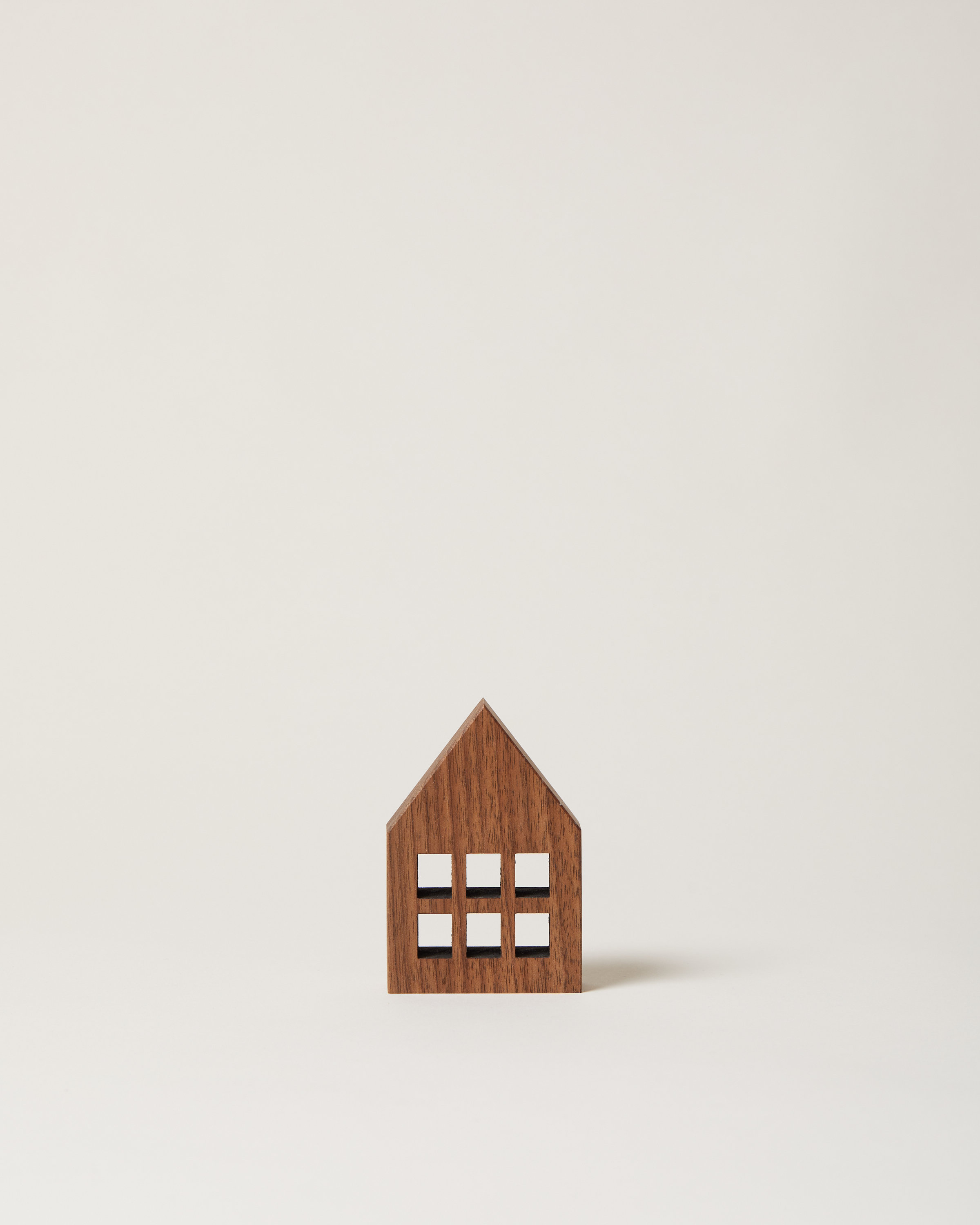 Farmhouse Pottery Crafted Wooden Houses - Walnut - Cabin | Perigold