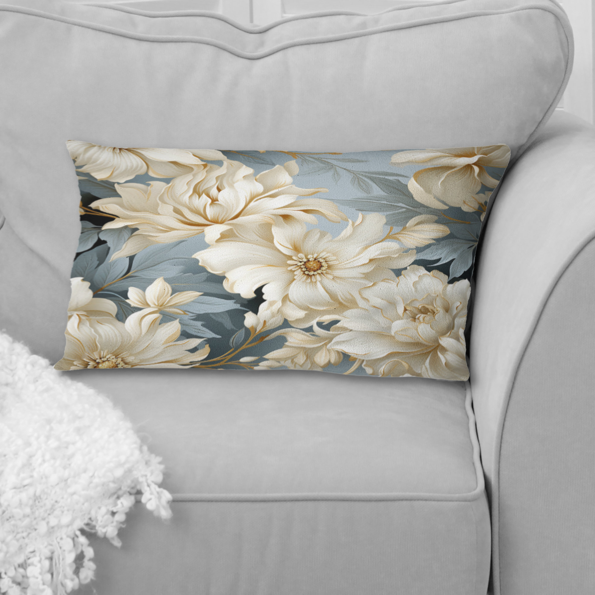 Design Art Contemporary Flourish Victorian Pattern I - Floral Printed ...