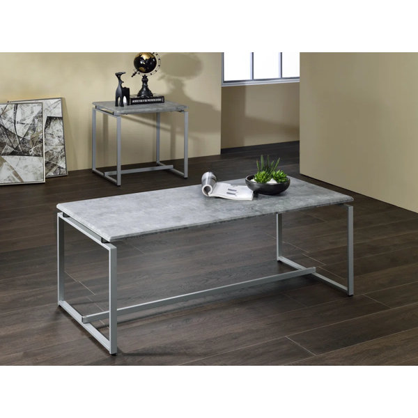 Ivy Bronx Center Table Living Room Table Modern Coffee Table Rustic ...