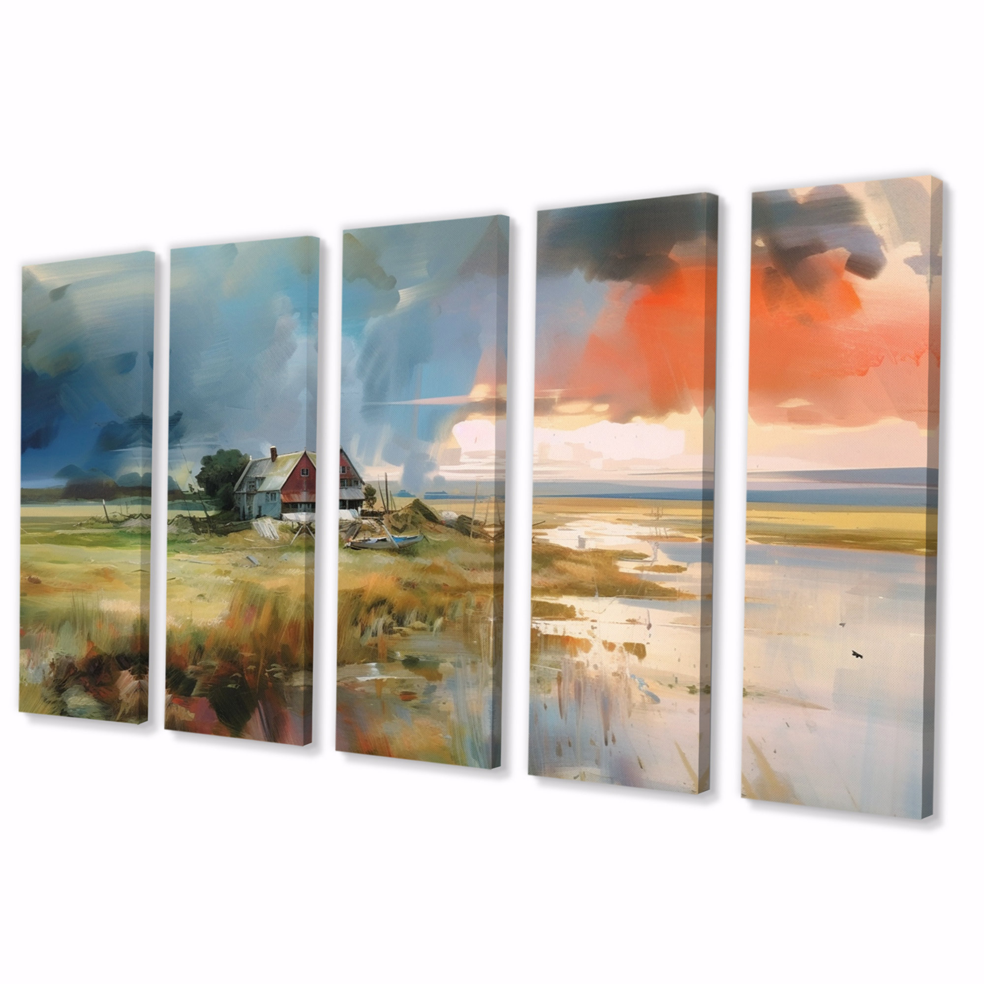 Dovecove Scenic Countryside III - Countryside Wall Art Living Room - 5 ...