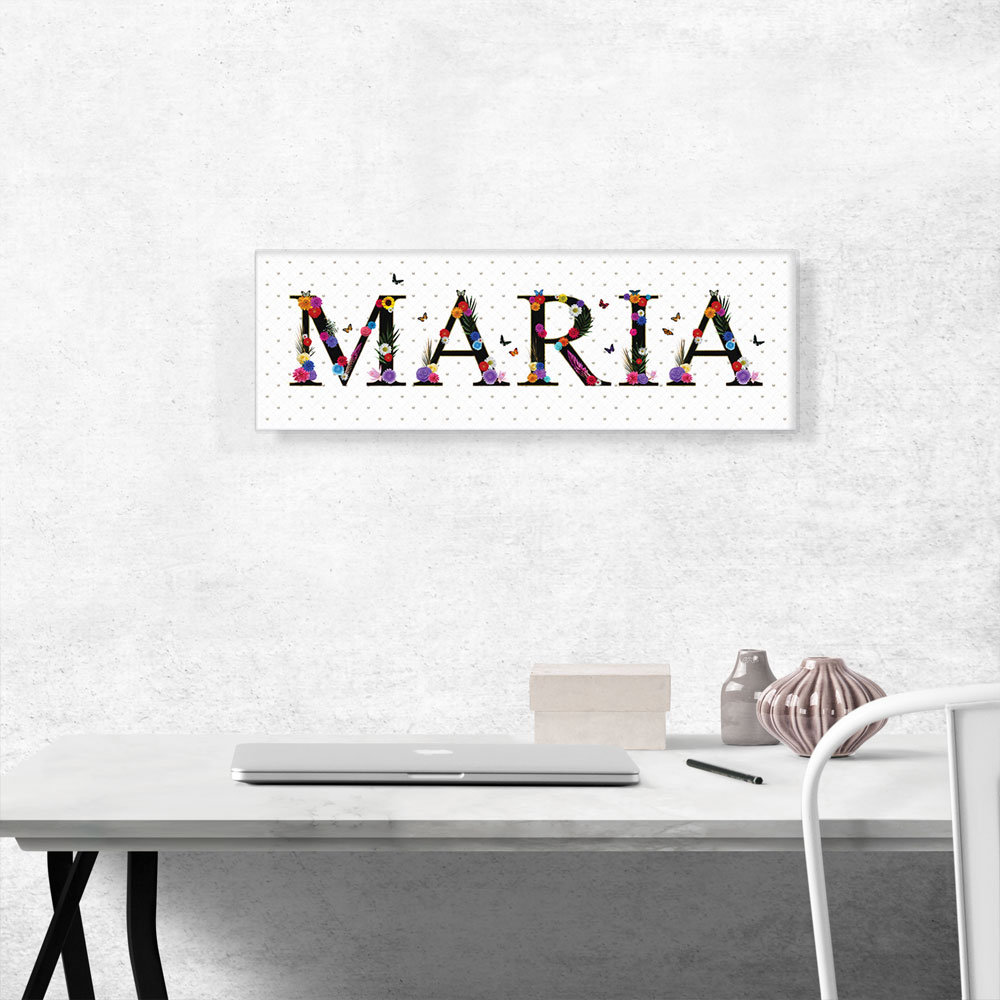 ARTCANVAS " MARIA Girls Name " | Wayfair