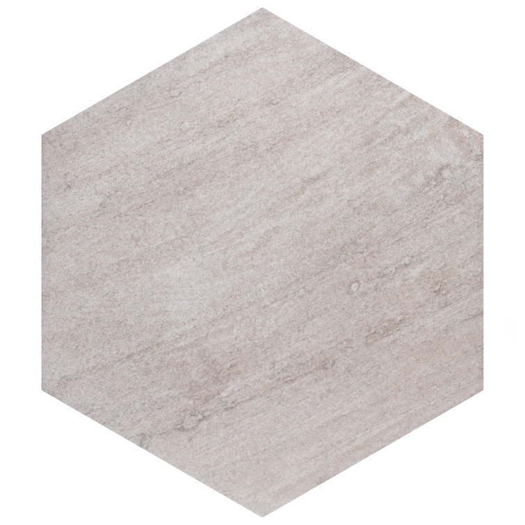 Merola Tile Americana Boston Hex 14" x 16" Porcelain Vintage Wall ...