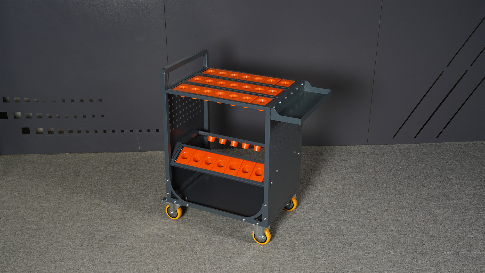 Ceballos Grey Tool Cart CNC Tool Cart CAT40 Tool Trolley BT40 Cnc Tool ...