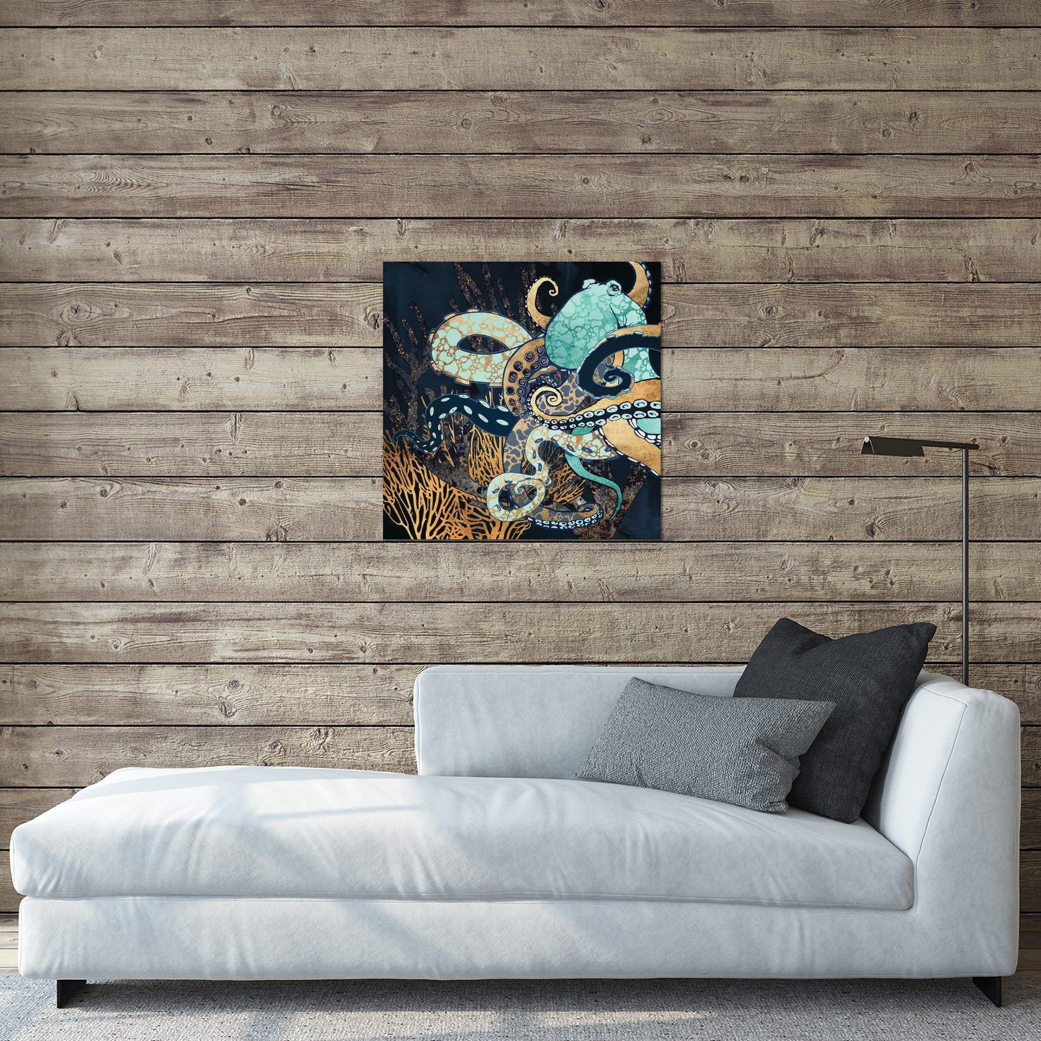 Dovecove Metallic Octopus II by Spacefrog Designs - Unframed Graphic ...