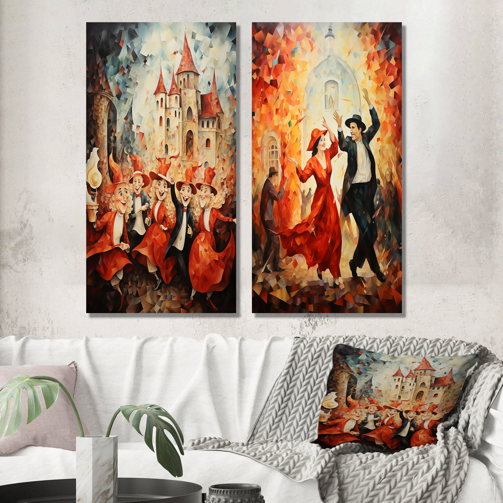 Winston Porter Fantasy Castle Dance In Spain - Fantasy Castle Wall Art ...