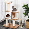 Archie & Oscar™ 46" Modern Wooden Cat Tree With Platform & Washable ...