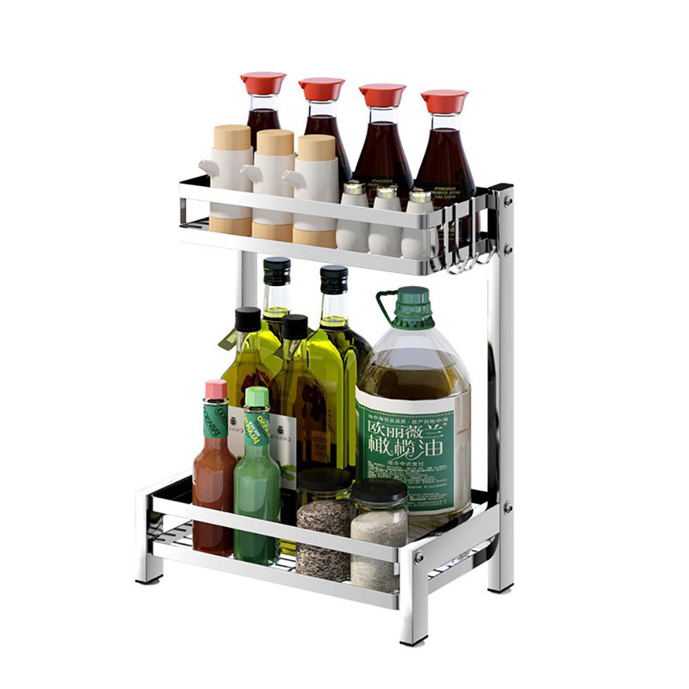 Prep & Savour Stainless Steel Spice Rack & Reviews | Wayfair