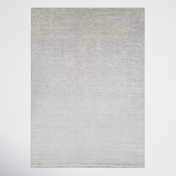 Elba Handmade Gray/White Area Rug | Joss & Main