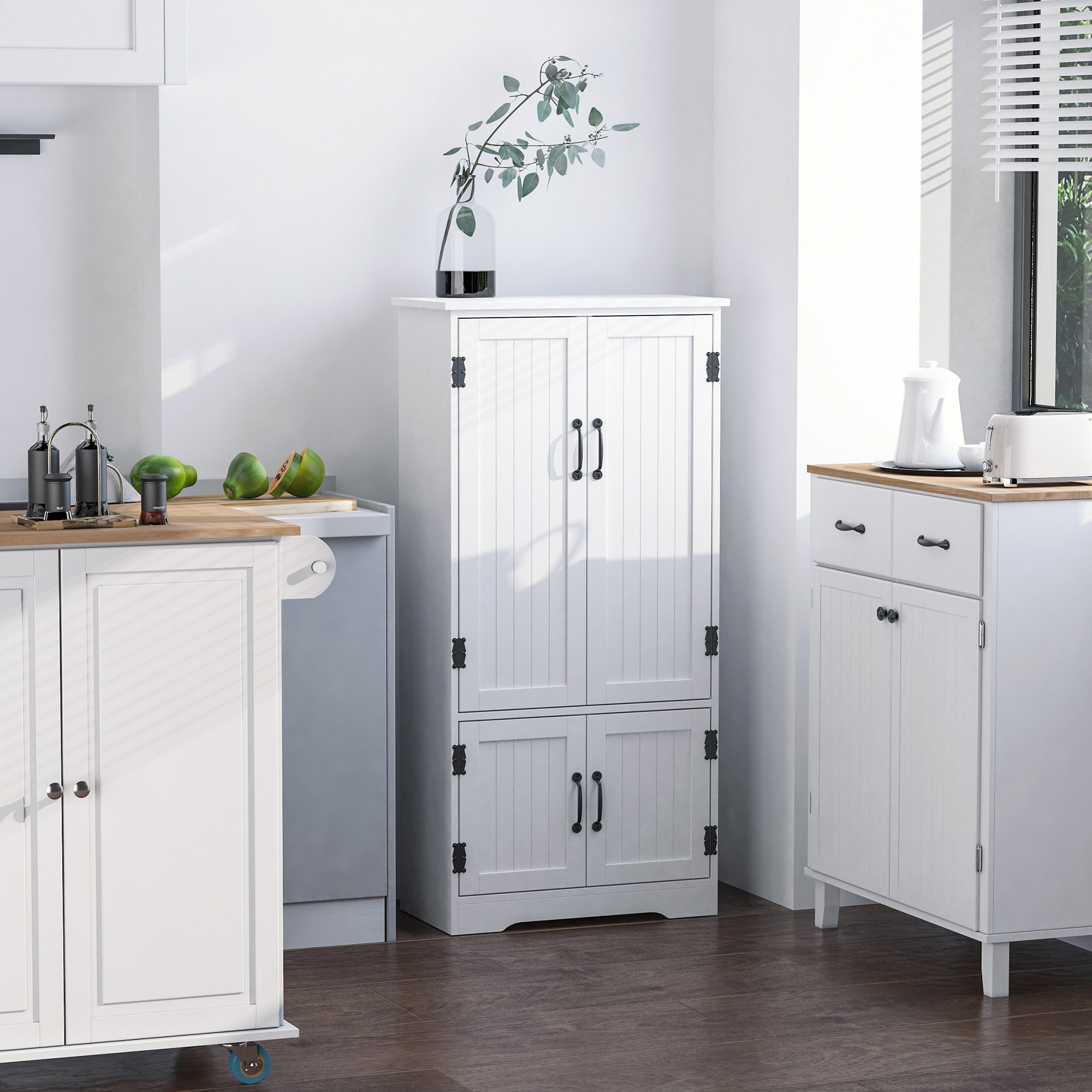 Alcott Hill® Cruson 48.5 Kitchen Pantry | Wayfair