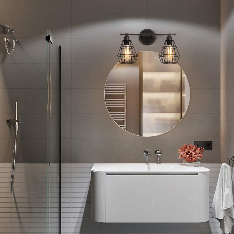 Trent Austin Design® Markovich 2-Light Black Vanity Light & Reviews ...