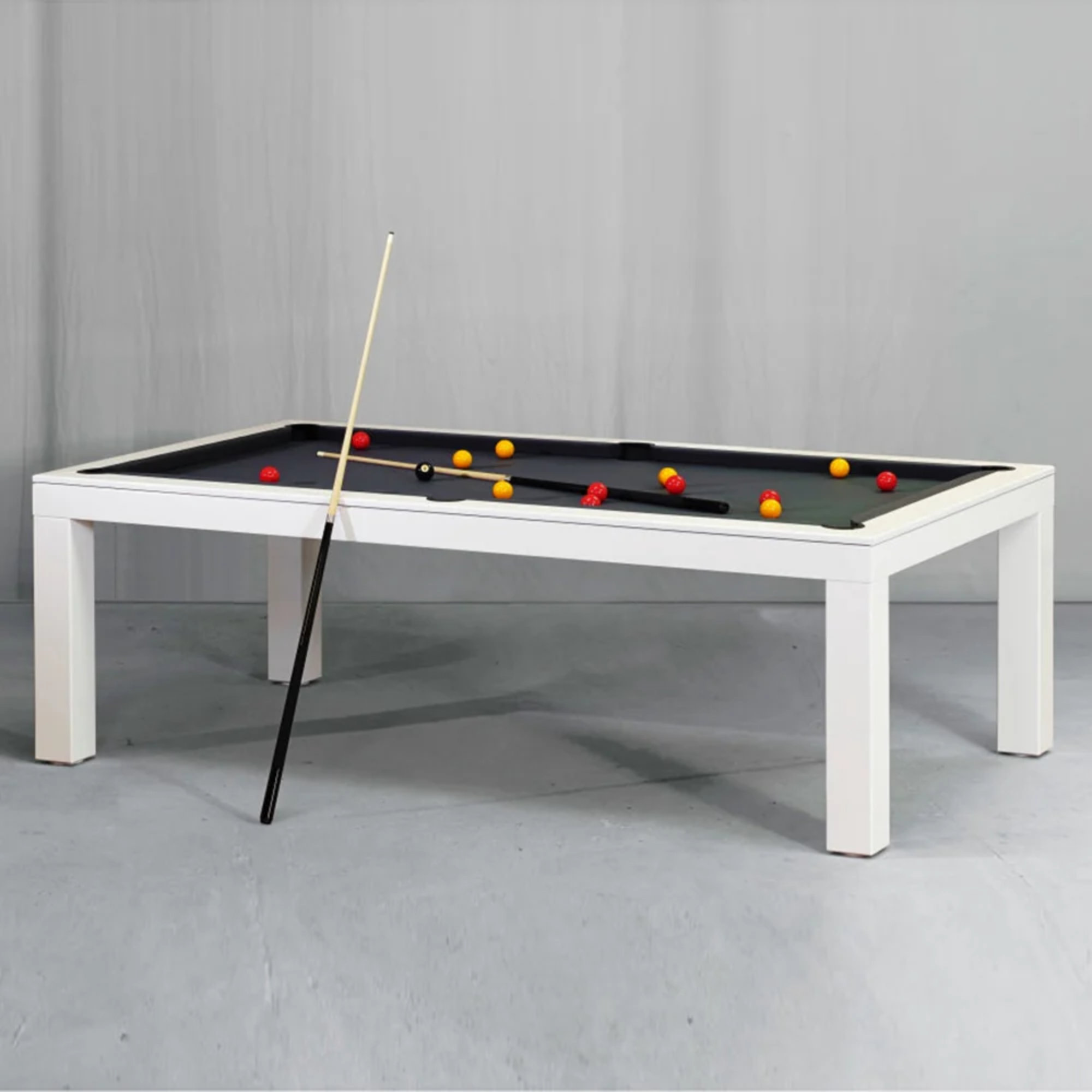 White Billiards Alpha Modern Slate 9' Pool Table | Wayfair