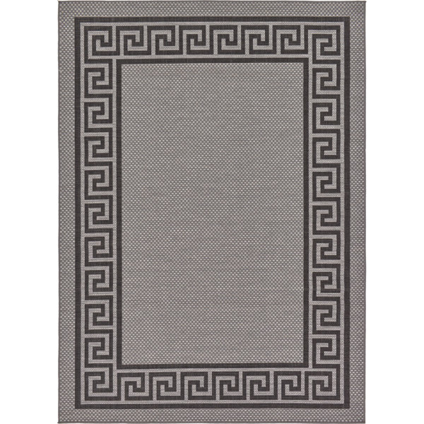 Charlton Home® Kimble Gray Indoor/Outdoor Area Rug & Reviews | Wayfair