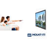 Mount-It Low-Profile Large Flush TV Wall Mount | Ultra-Slim Fixed TV ...
