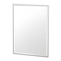 Rectangle Silver Wall Mirrors You'll Love | Wayfair