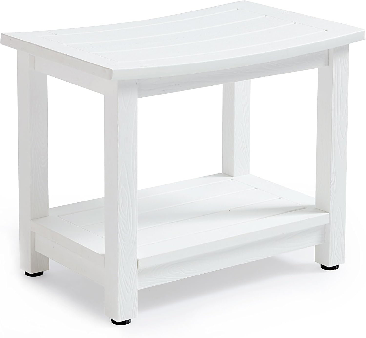 Rosecliff Heights Heavy Duty Shower Bench For Inside Shower, White Poly ...