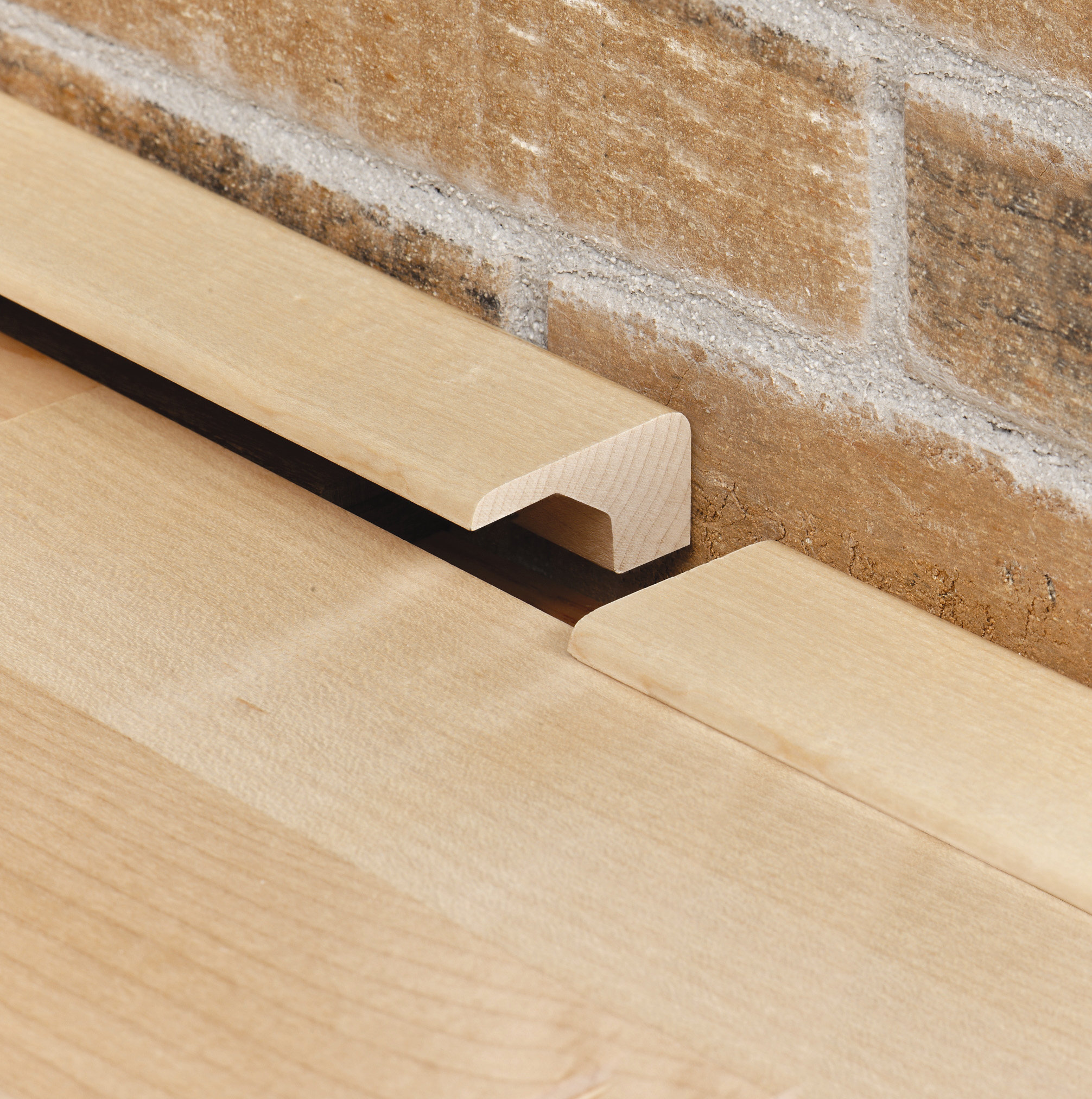 Artistic Finishes Maple Wood 0.44" Thick 1.17" Wide 78" Length ...