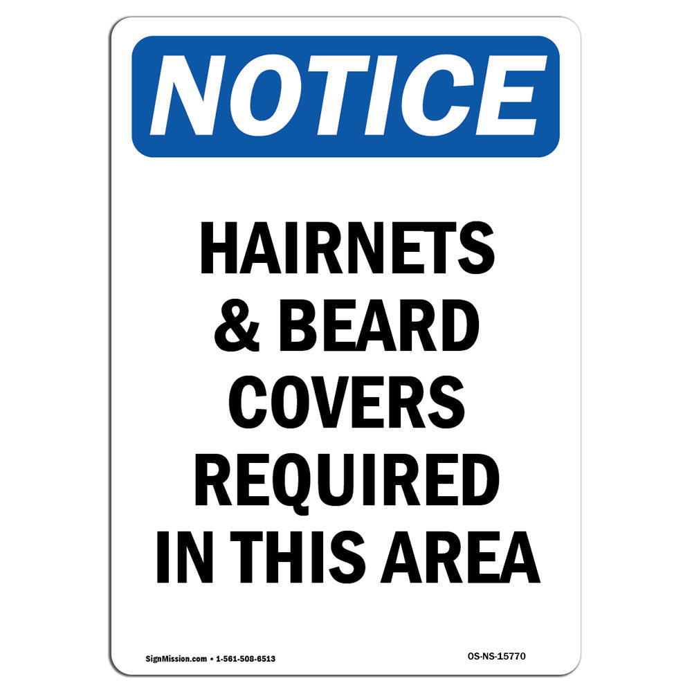SignMission Beard Covers Required Sign | Wayfair