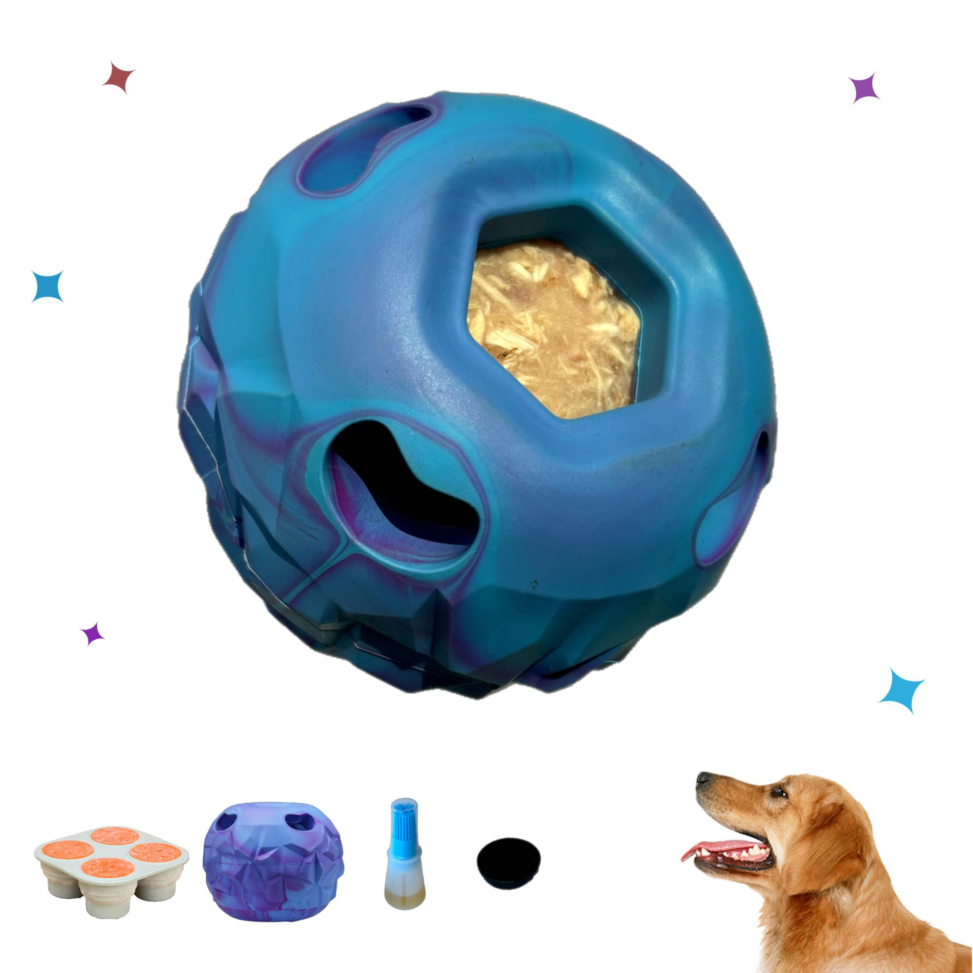 BBCPC Freezable Fillable Dog Toy – Interactive Freeze Bone for Large ...