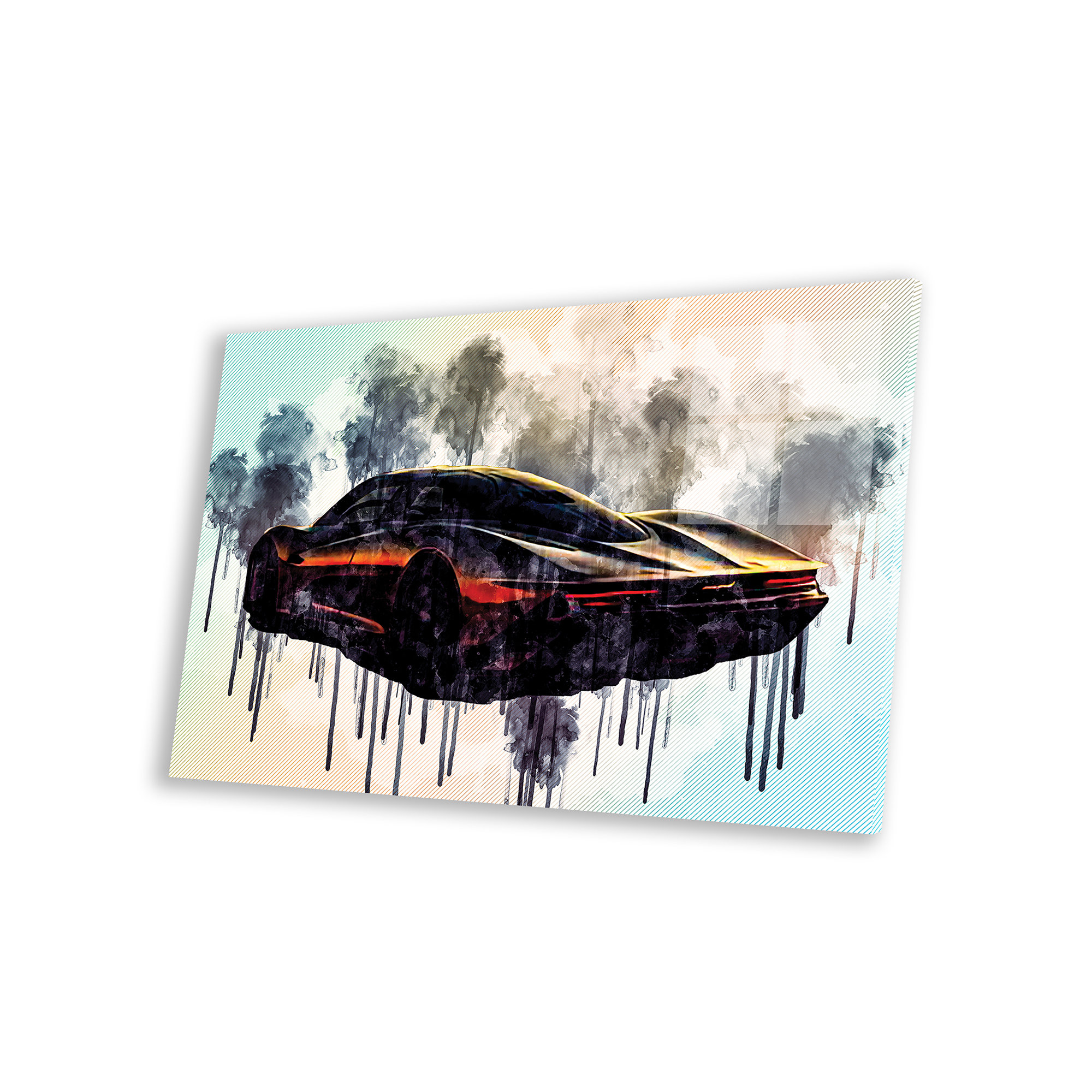 17 Stories 2020 Mclaren Speedtail Exterior Rear View Hypercar Print On ...