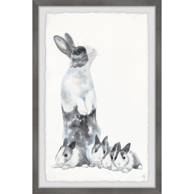 Harriet Bee Ulises Hare Family Portrait - Single Picture Frame Painting ...