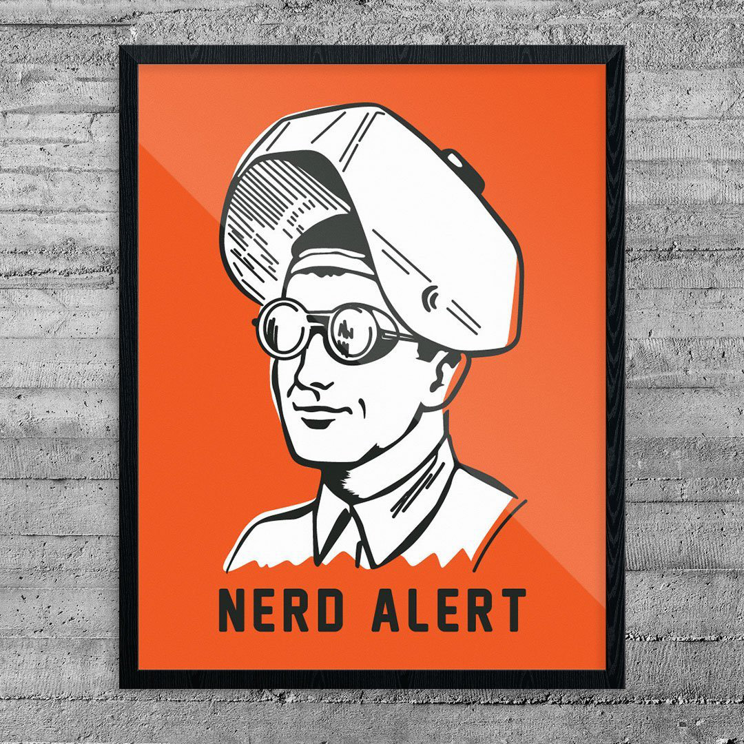 Winston Porter " Nerd Alert Welders Mask " | Wayfair