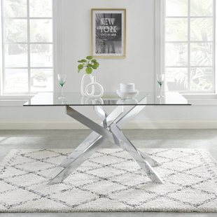 Glass Kitchen & Dining Tables You'll Love | Wayfair
