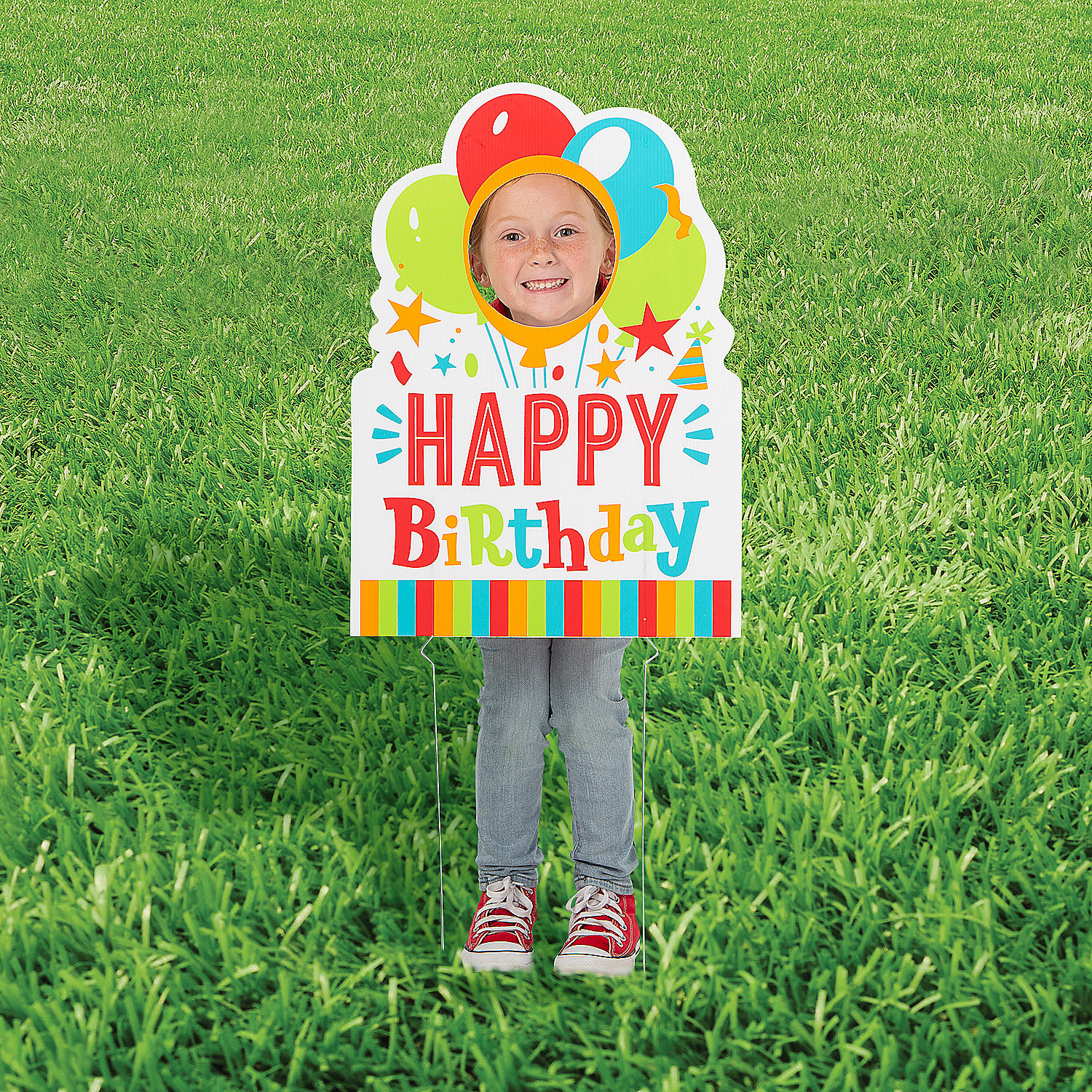 The Party Aisle™ Fun Express Happy Birthday Party Face Inflatable | Wayfair