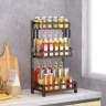 Latitude Run® Spice Rack Organizer Free Standing, 3 Tier Kitchen ...