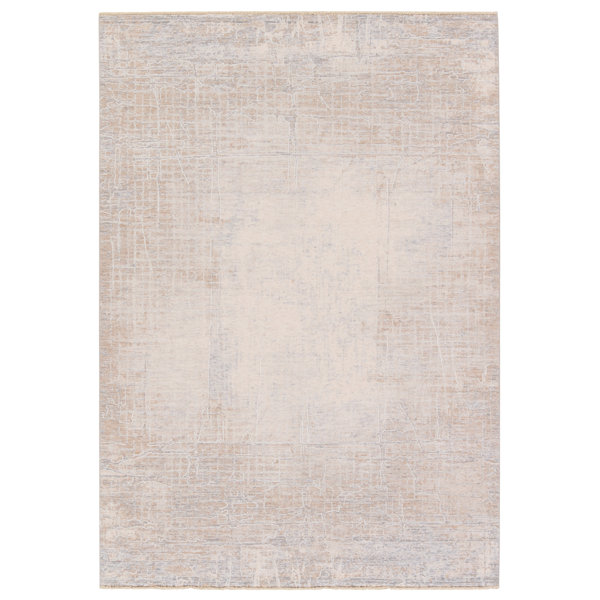 17 Stories Performance Beige Rug | Wayfair
