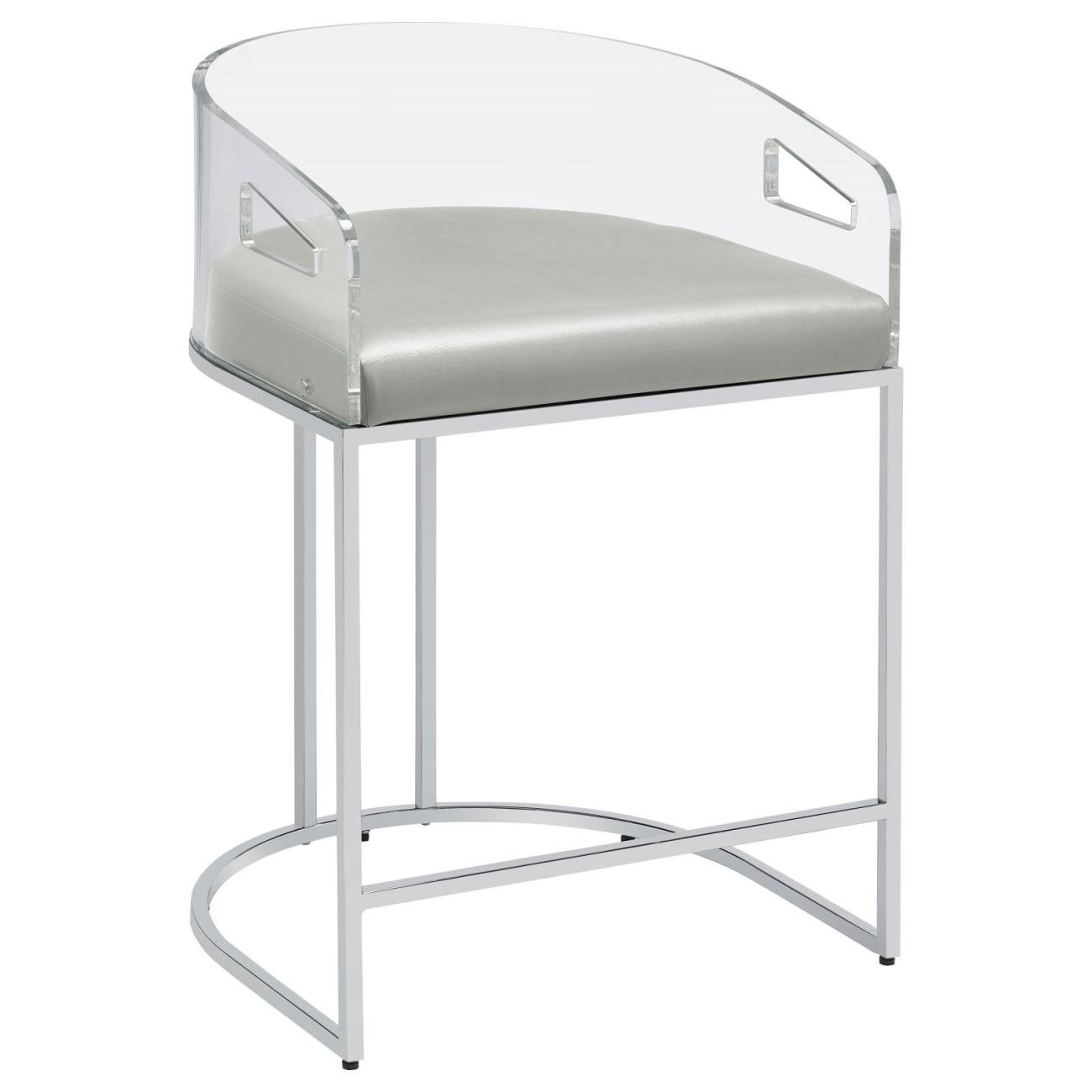 Ivy Bronx Modern Bar Stool Stylish And Comfortable Acrylic Back Stools ...