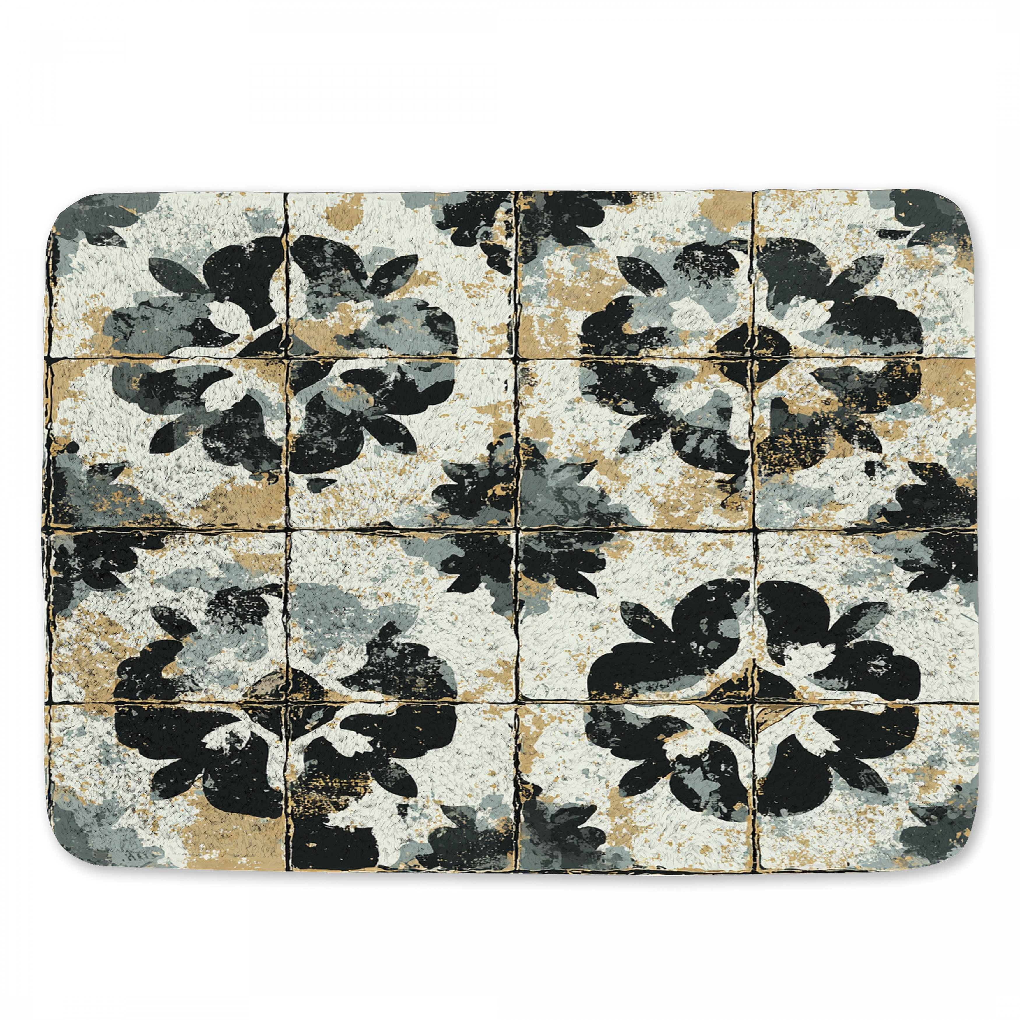 Canora Grey Tile Bath Mat Classic Bathroom Decor Revival | Wayfair