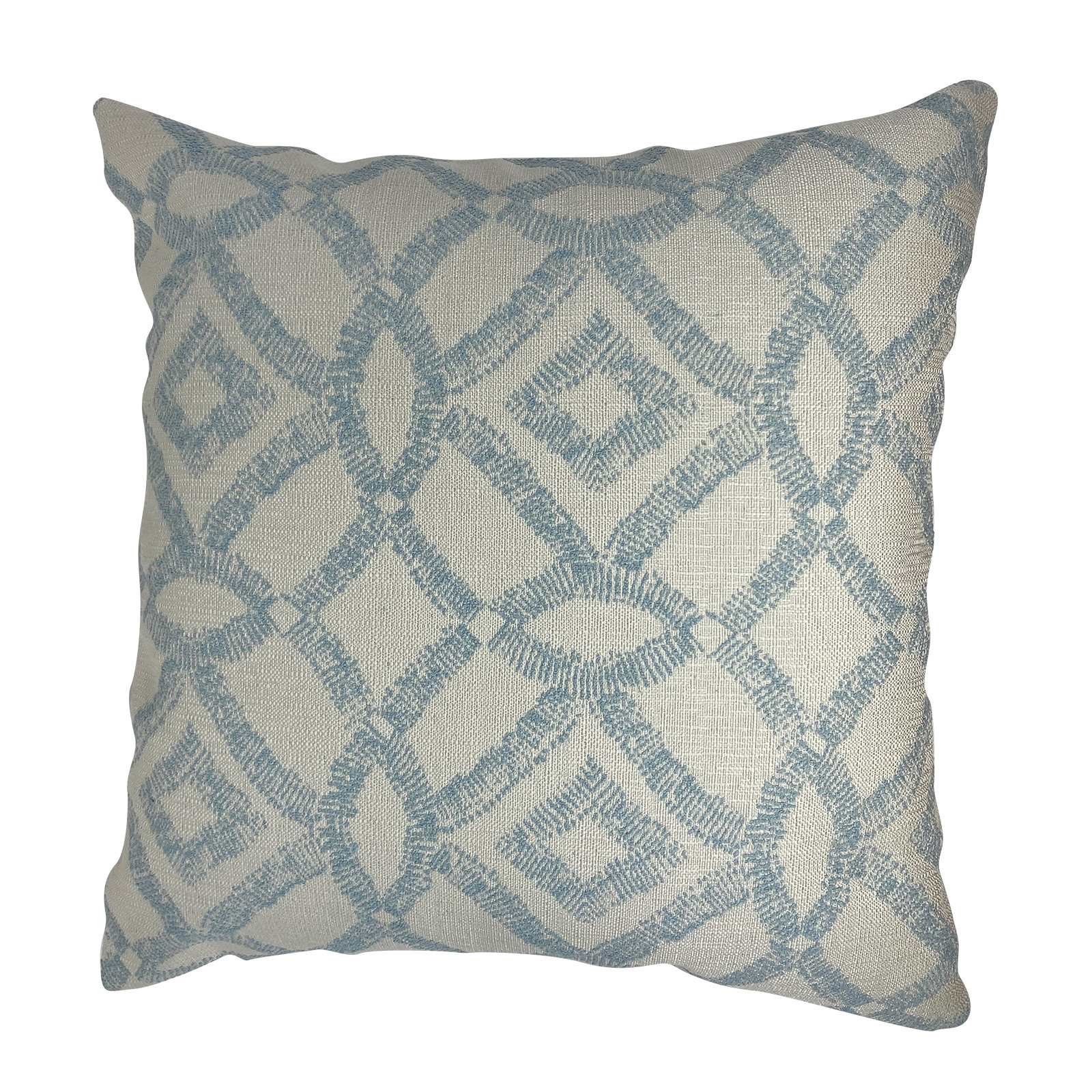 The Pillow Collection M10586 Down Blend Geometric Square Pillow | Wayfair