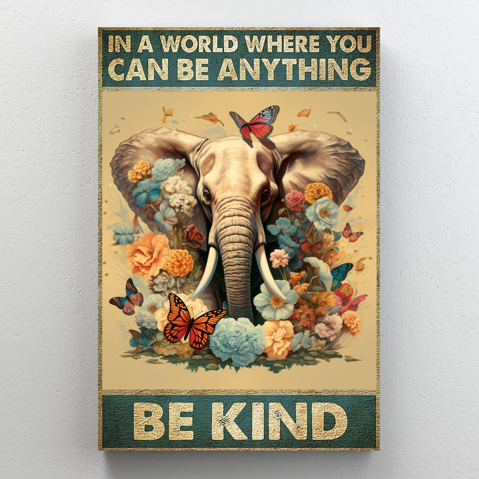 Trinx Sonnier Elephant Be Kind 4 | Wayfair