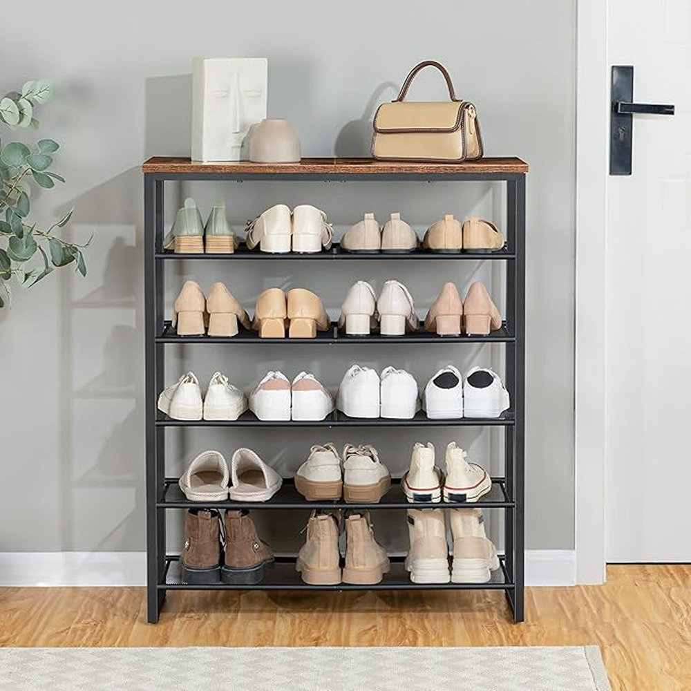 17 Stories 6 Tier 24 Pair Shoe Rack | Wayfair