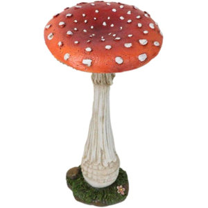 August Grove® Enchanted Fairy Garden Pillar Toadstool Mushroom Home ...