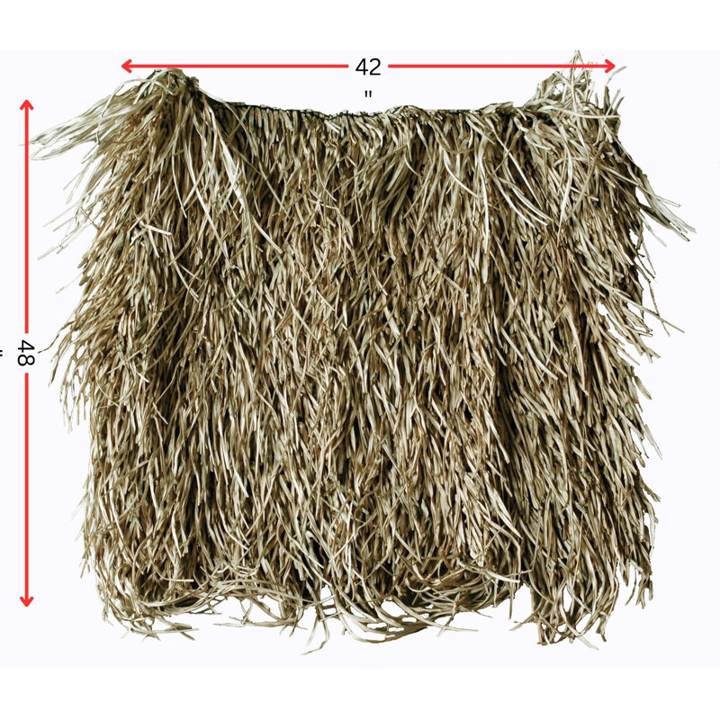 Bamboo54 Grass Thatch Sheet For Diy Palapa Making Tiki Cover | Wayfair