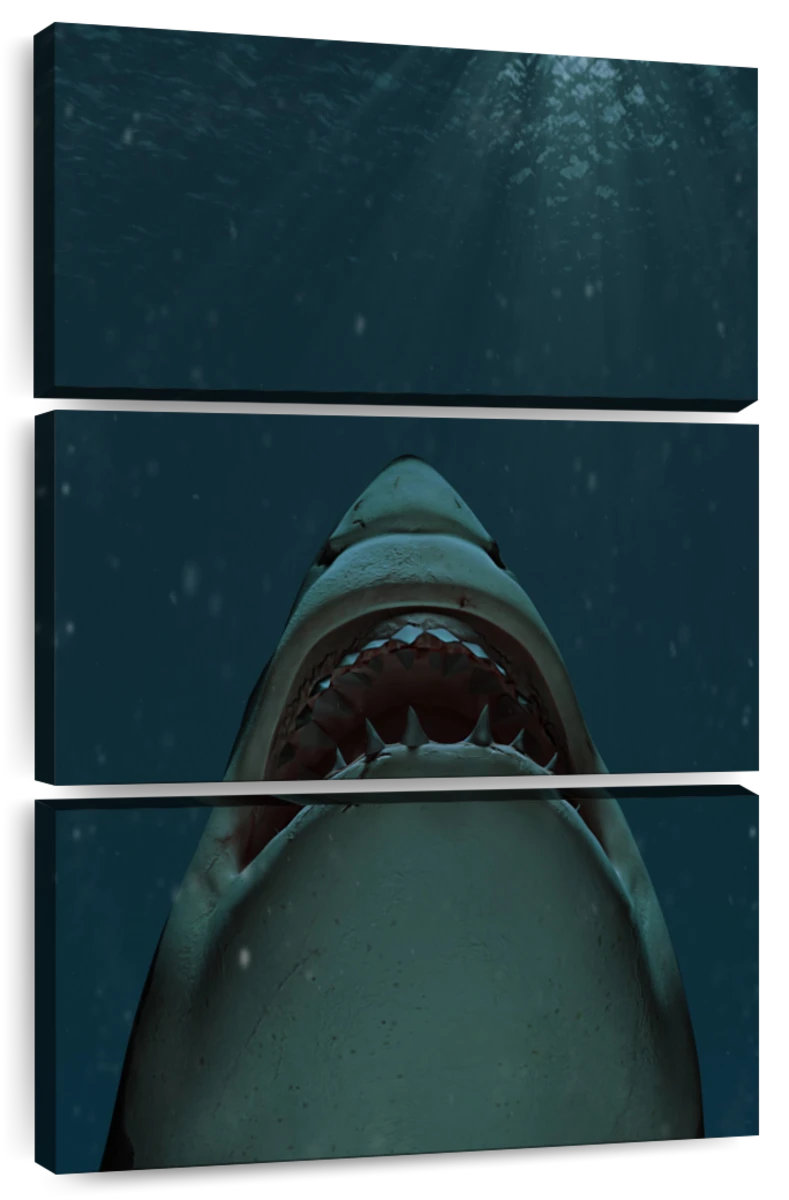 Ebern Designs Brampt Jaws Of Great White Shark - Wayfair Canada