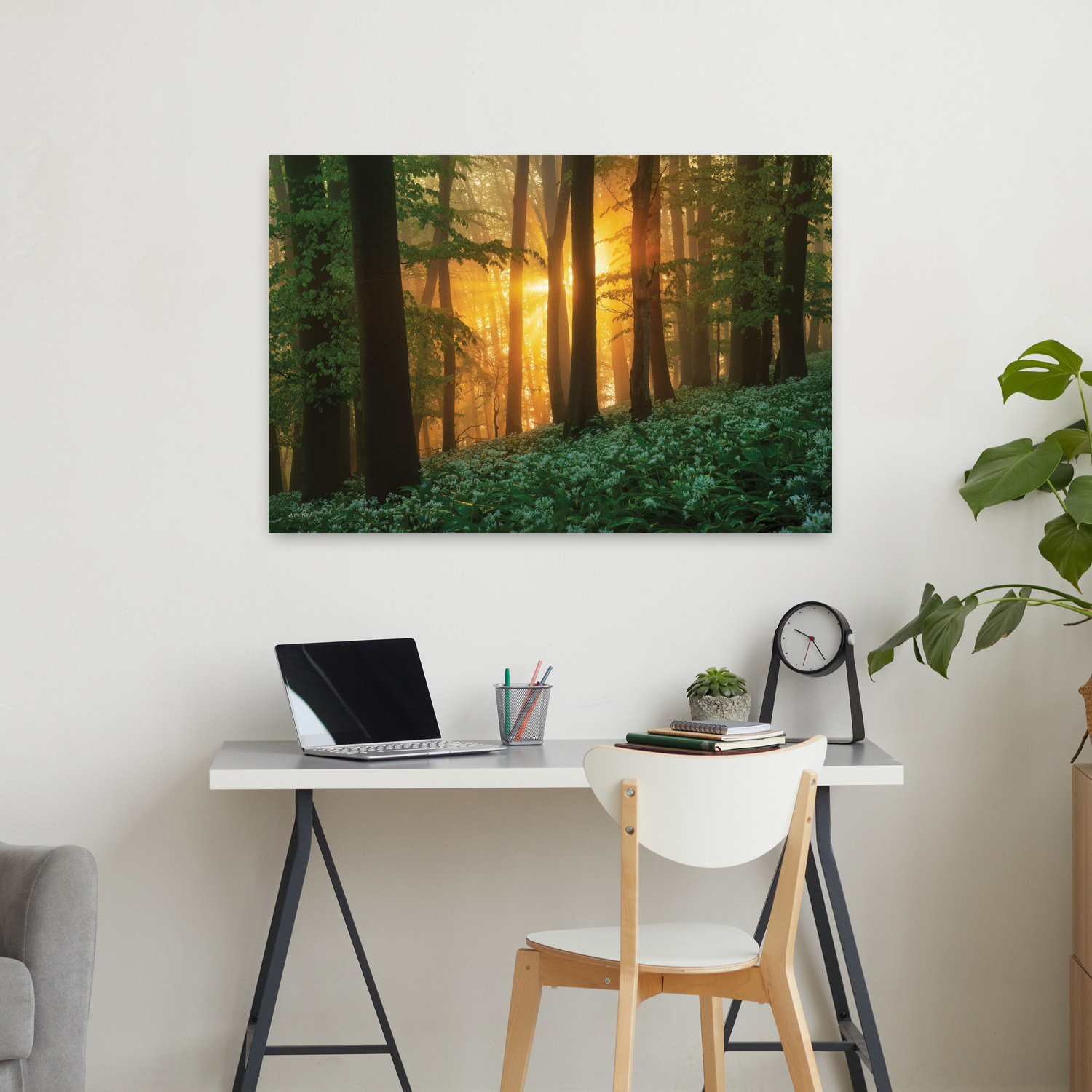Ophelia & Co. Spring Magic Abstract Contemporary Forest Landscape Art ...