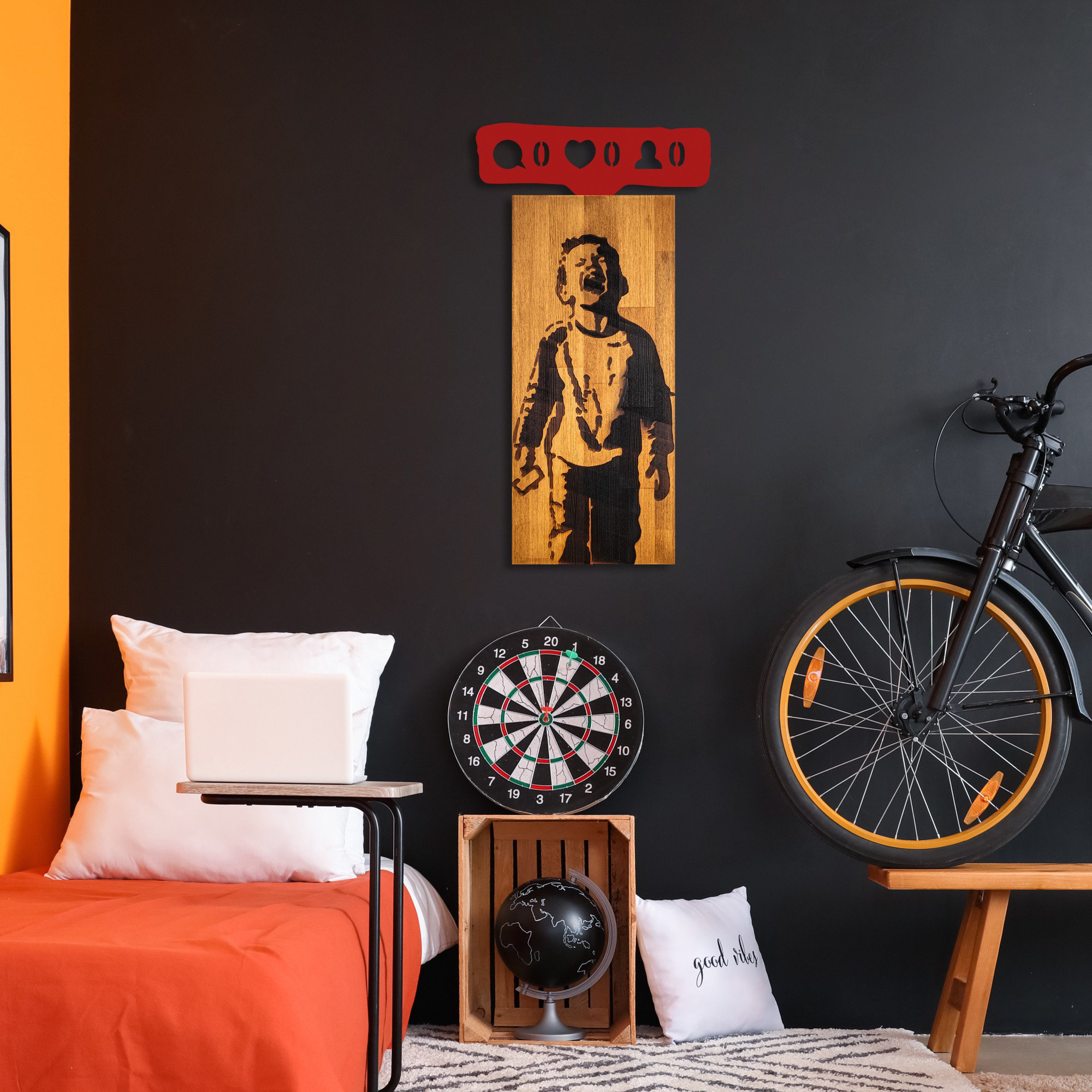 Lark Manor™ Decorative Wooden Wall Accessory | Wayfair