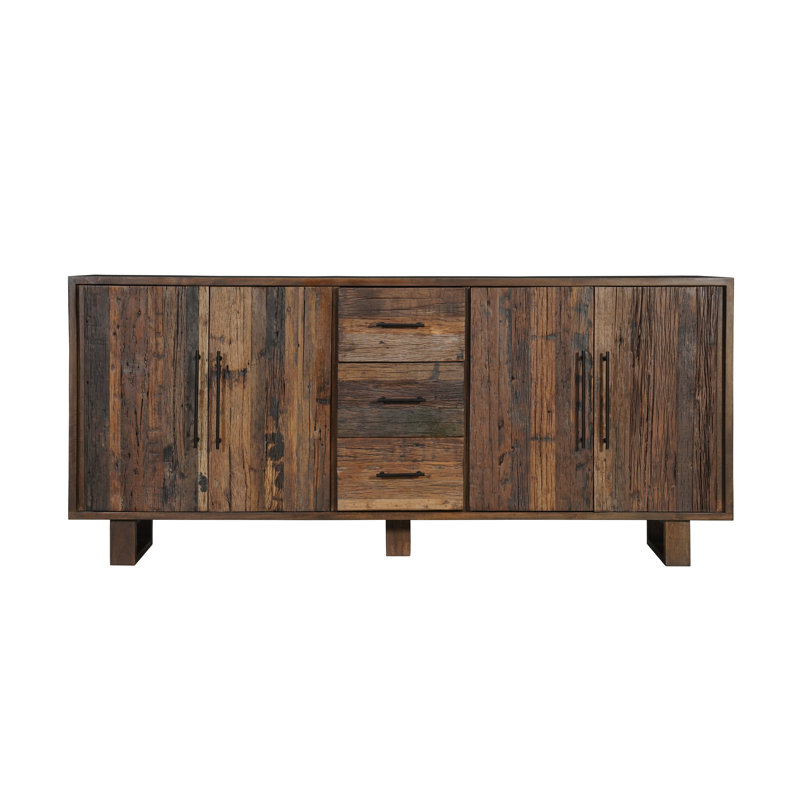 Loon Peak® Durias 83'' Solid Wood Sideboard | Wayfair