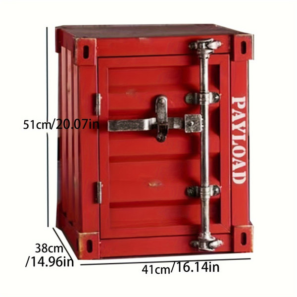 Williston Forge Industrial Wind Container Cabinet, Storage Cabinet ...