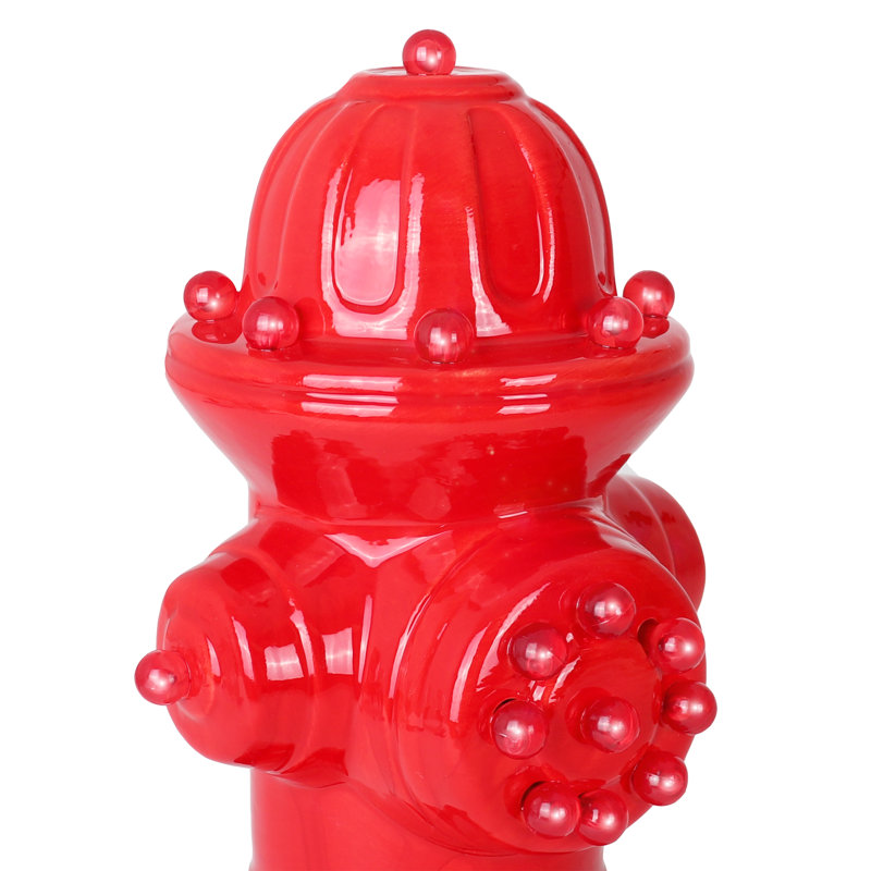 Alcott Hill® Lighted Ceramic Fire Hydrant | Wayfair